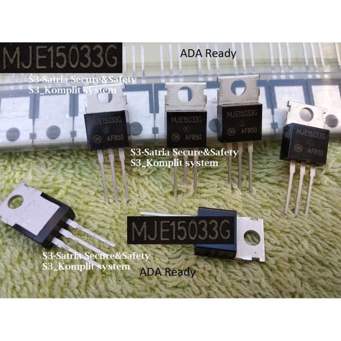 MJE15033G TRANSISTOR MJE 15033 G Mosfet MJE15033 on | Shopee Philippines