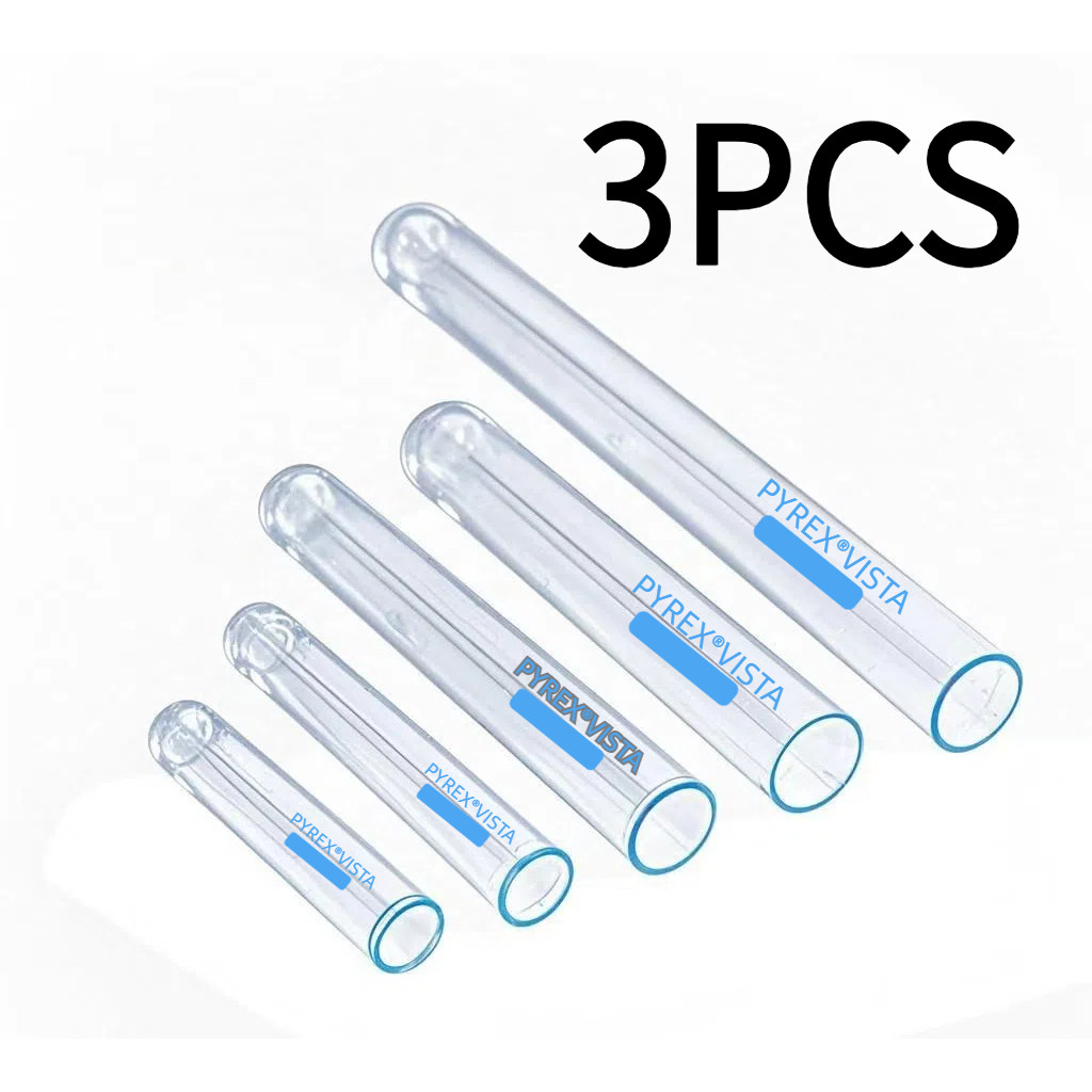 3pcs Original test tube, borosilicate high temperature resistant test ...