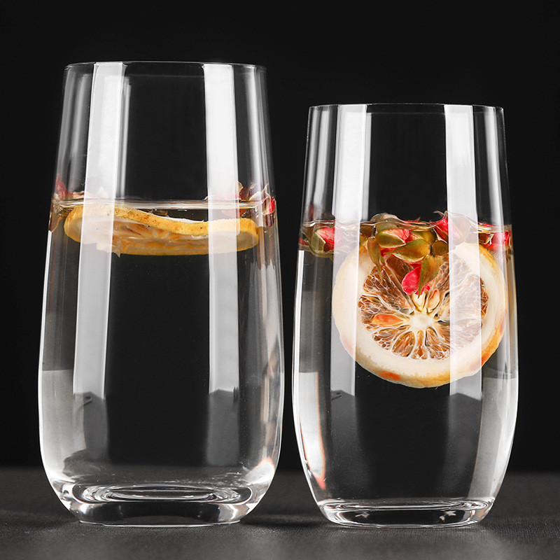 Crystal Glass Cup Tea Cup Household Juice Drink Milk Cup Large Capacity ...