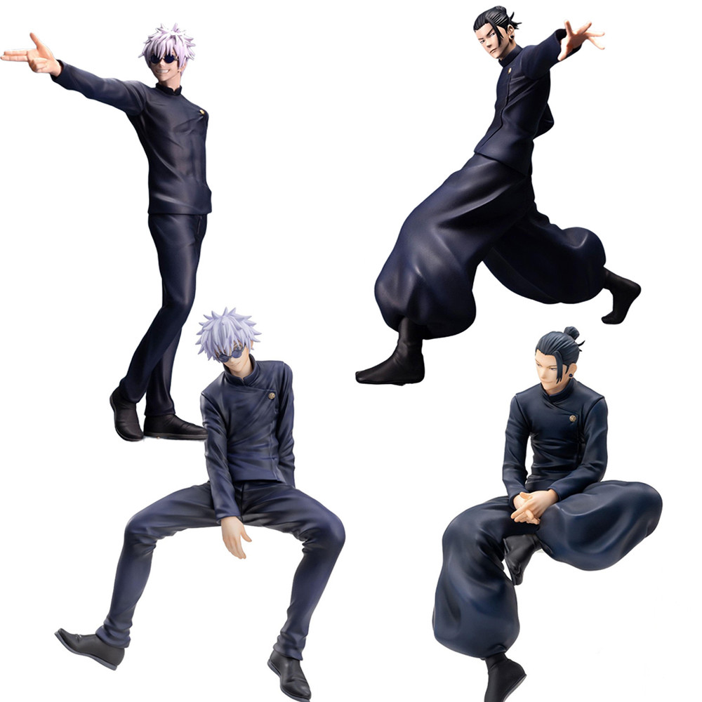 Satoru Gojo Geto Suguru Anime Figure Jujutsu Kaisen Action Figurine PVC ...