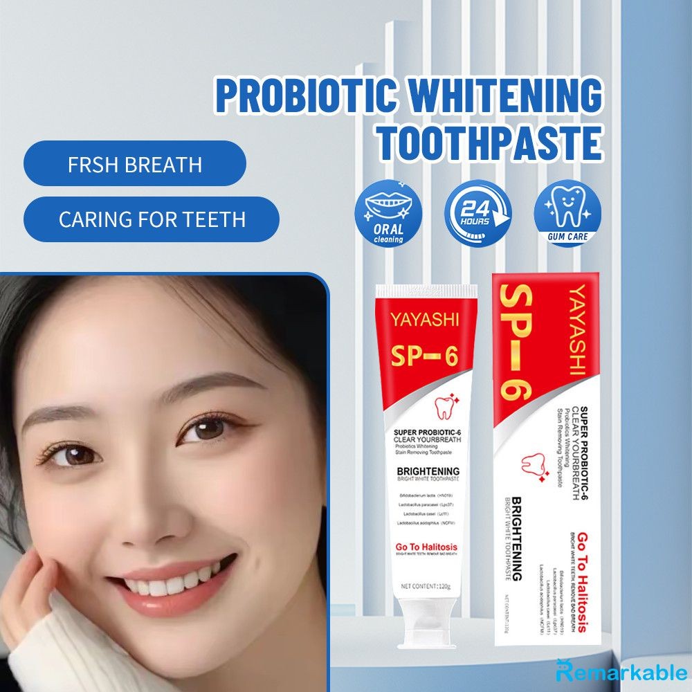 Deep Cleaning Oral Care Toothpaste Sp-6 Probiotics Bright White ...