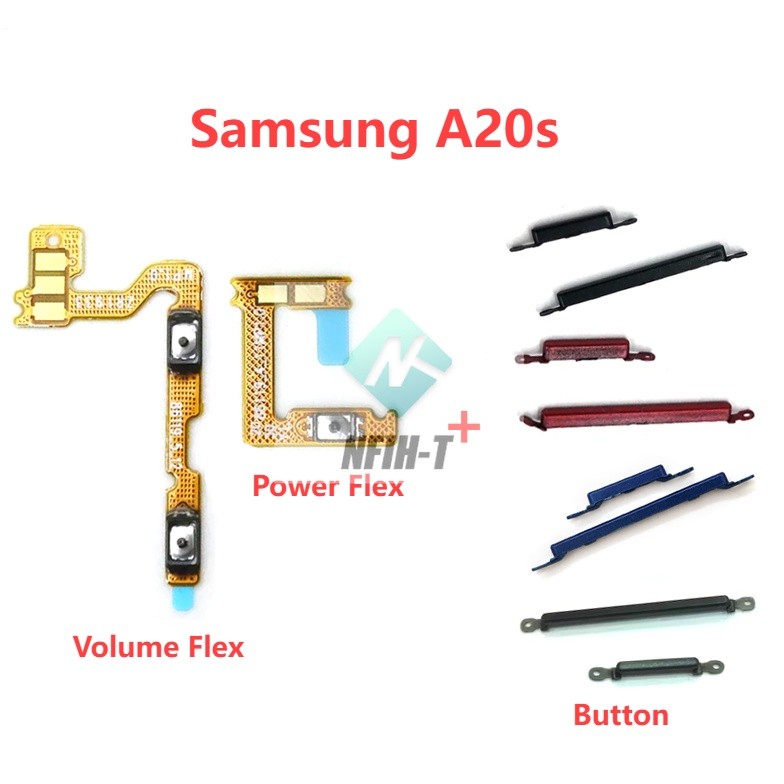 Power volume button flex For Samsung galaxy A20S A207 ON OFF switch ...