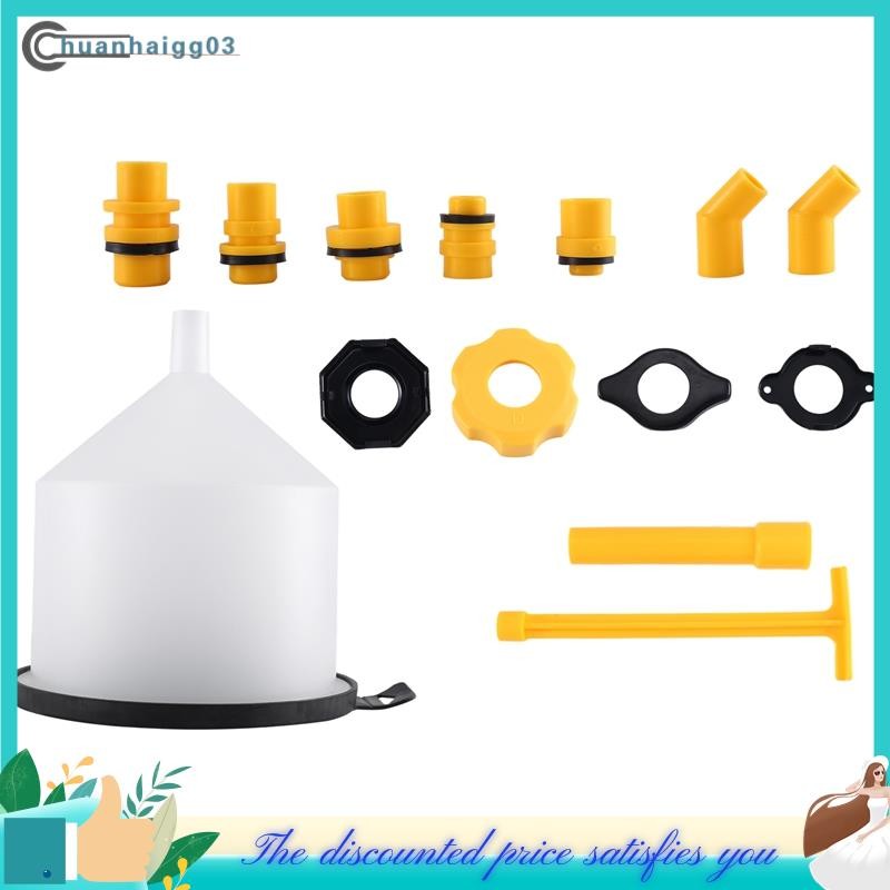 【chuanhaigg03】15PCS/Set Car Radiator Coolant Filling Funnel Kit Spill ...