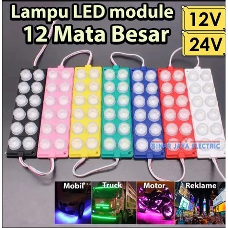 MATA Led LIGHT 12 EYE RISING JUMBO TRUCK BACK 12 VOLT 24 VOLT 24V 12V ...