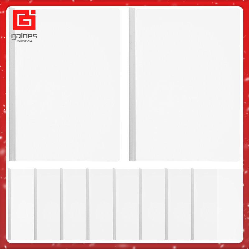 Manilla File Folders Binder Clip Transparent Drawbar Book Sliding ...