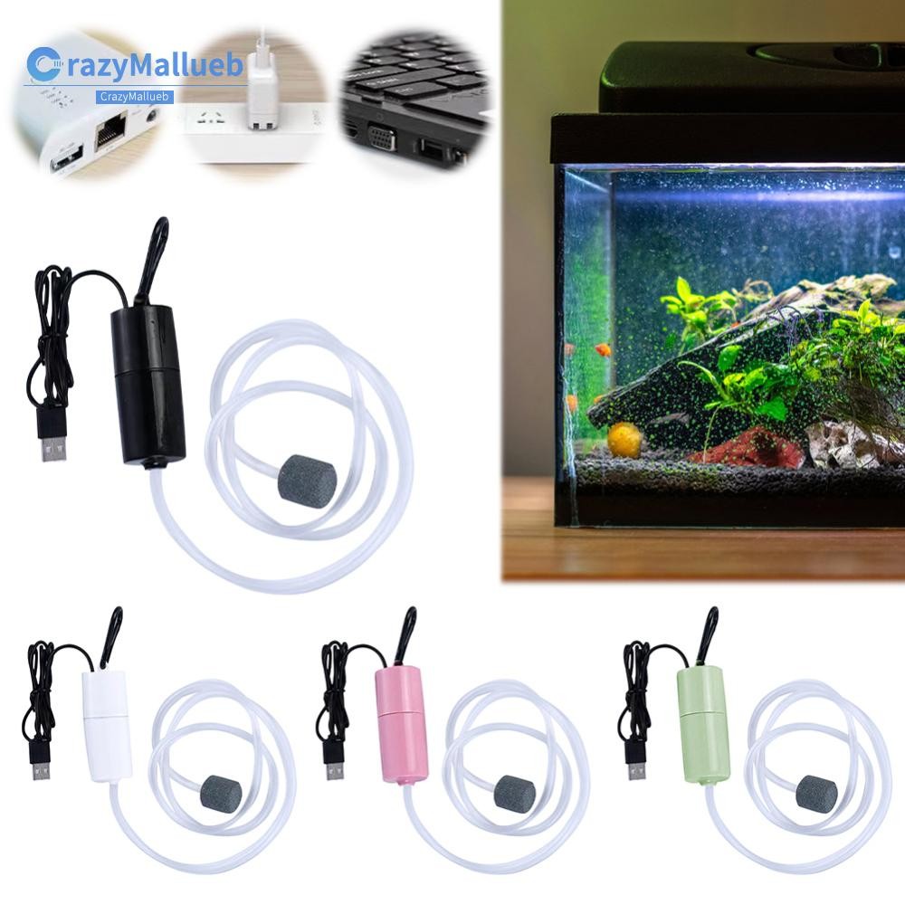 Mini Aquarium Air Pump USB Fish Tank Aerator Portable Fish Tank Oxygen ...
