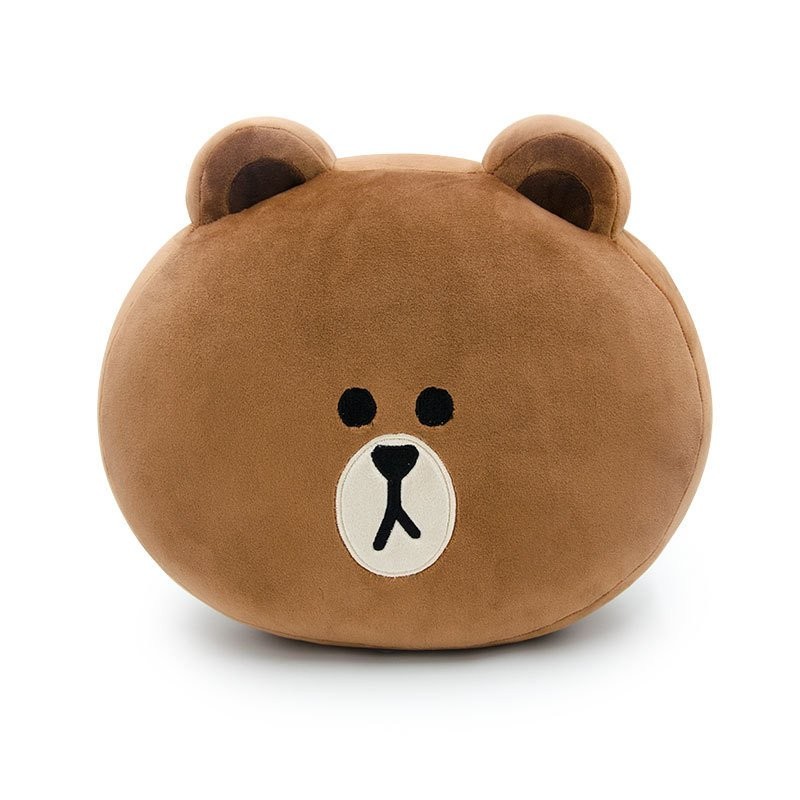Officially Authorized Long LINE FRIENDS Series Plush Doll Brown Bear ...