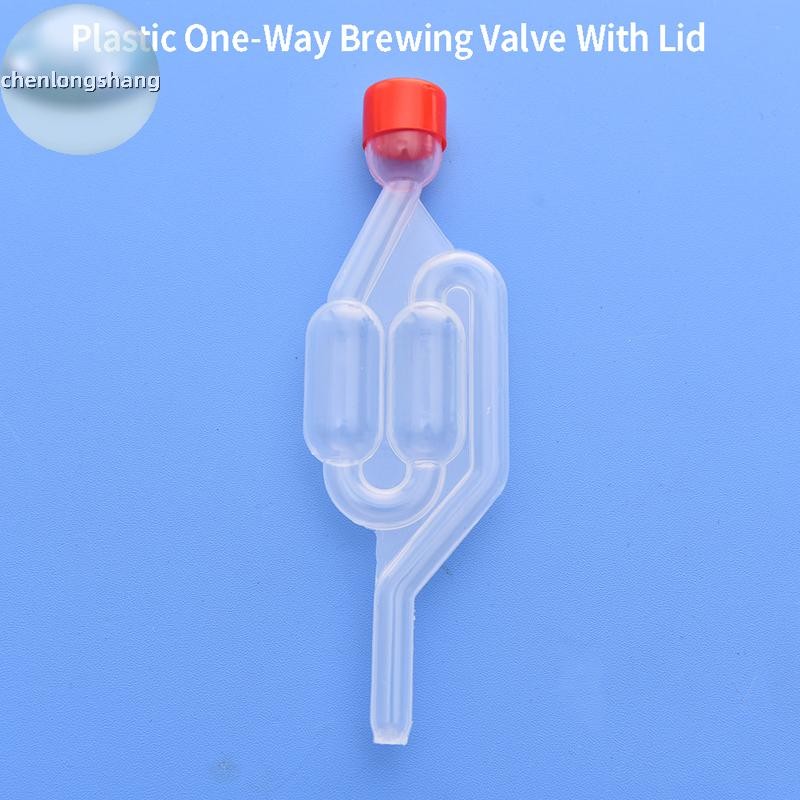 chenlongshang Wine Fermentation Airlock Valve Plastic One-Way Exhaust ...