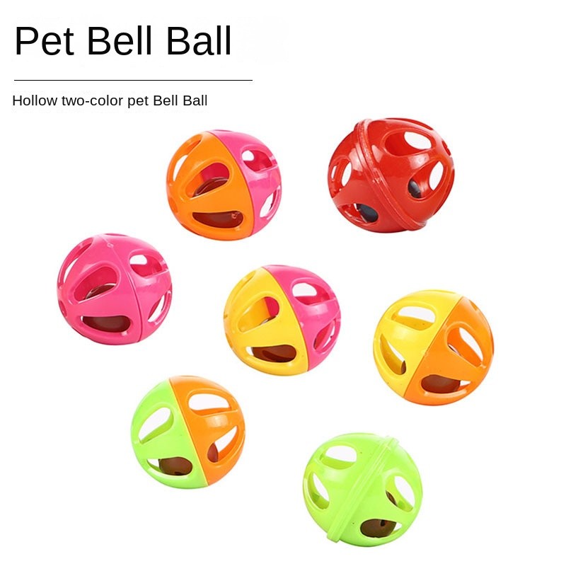 Round Plastic Bell Ball Toy for Cats and Small Pets | Shopee Philippines