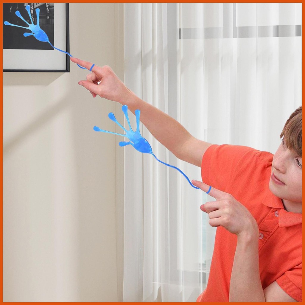 Wall Sticky Climbers Toys 10 Pieces Hand Fidget Toys Wall Window ...