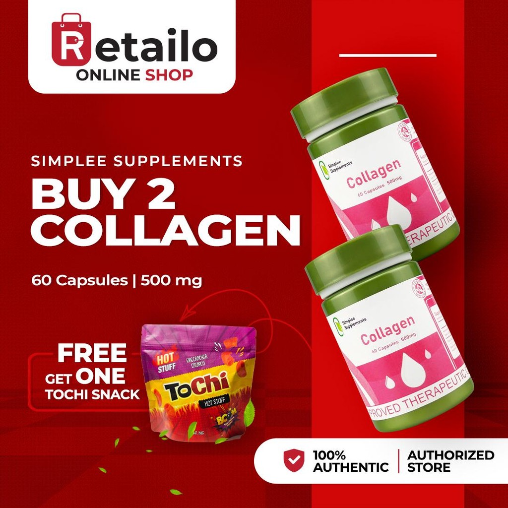 [ BUY 2 GET TOCHI ] Buy 2 Simplee Collagen Capsule Supplement, Get ...