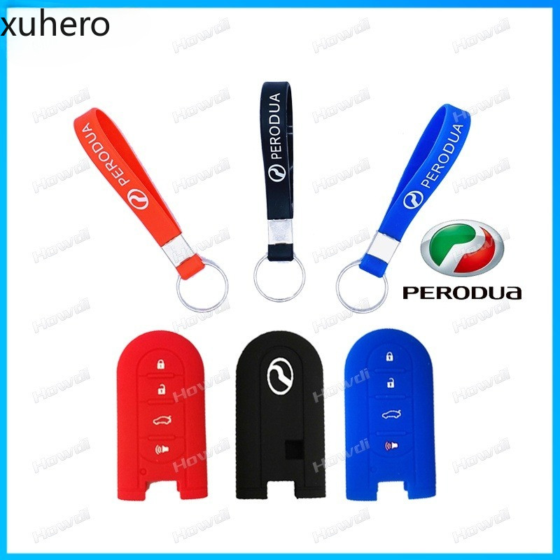 Halo Exclusive silicone key cover For Perodua Bezza / MYVI Keyless Push ...