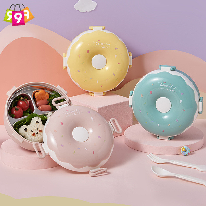 Donut Lunch Box Divider Lunch Box For Elementary School Students Can ...