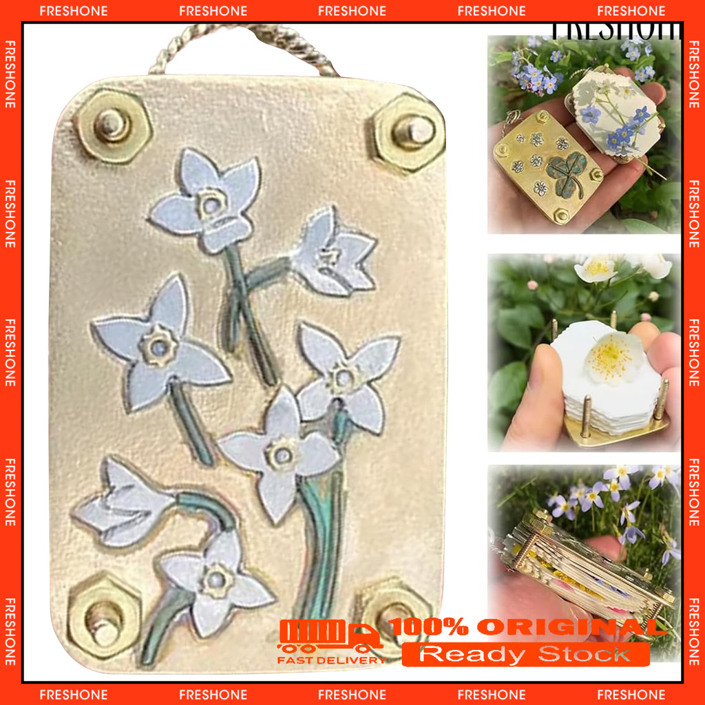 COD Micro Flower Press Kit Portable Metal Flower Pressing Tool with 10 ...