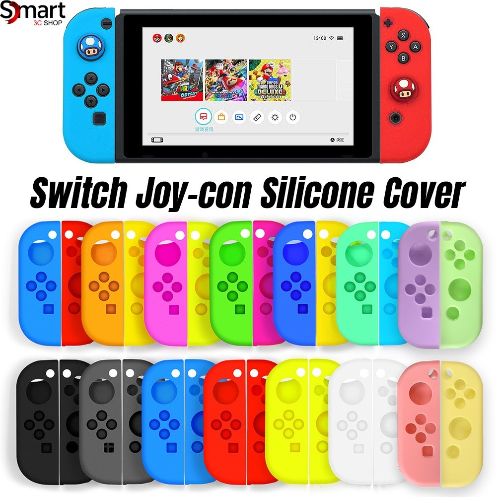 1 Set Silicone Cover for Nintendo Switch/ OLED Colorful Game Theme Joy ...