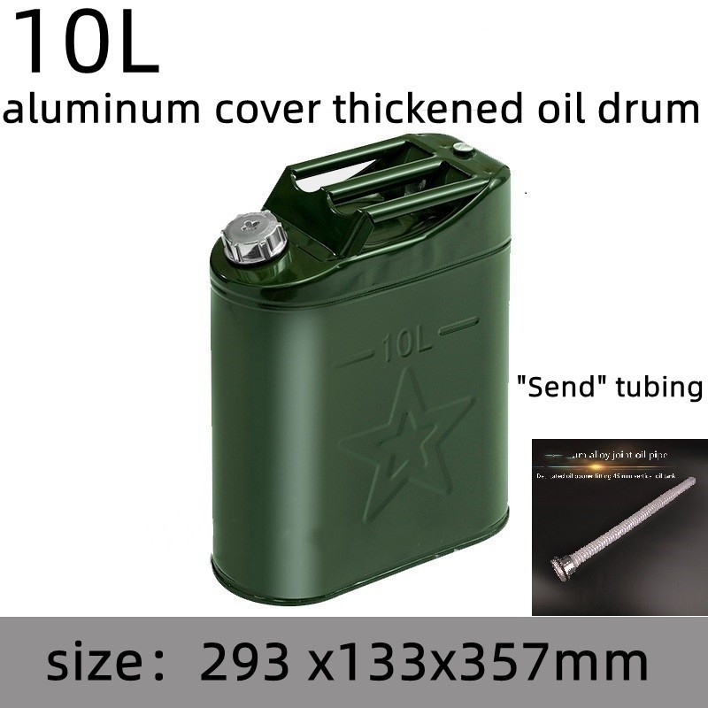 10L/20L/30L Metal Car Motorcycle Petrol Gas Diesel Gasoline Fuel Can Jerry Can Tank Container ...