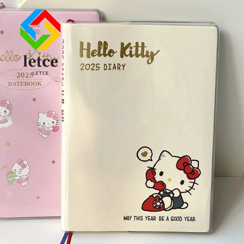 LETCE Hello Kitty Notebook, Multifunctional 96 Sheet Diary Book ...