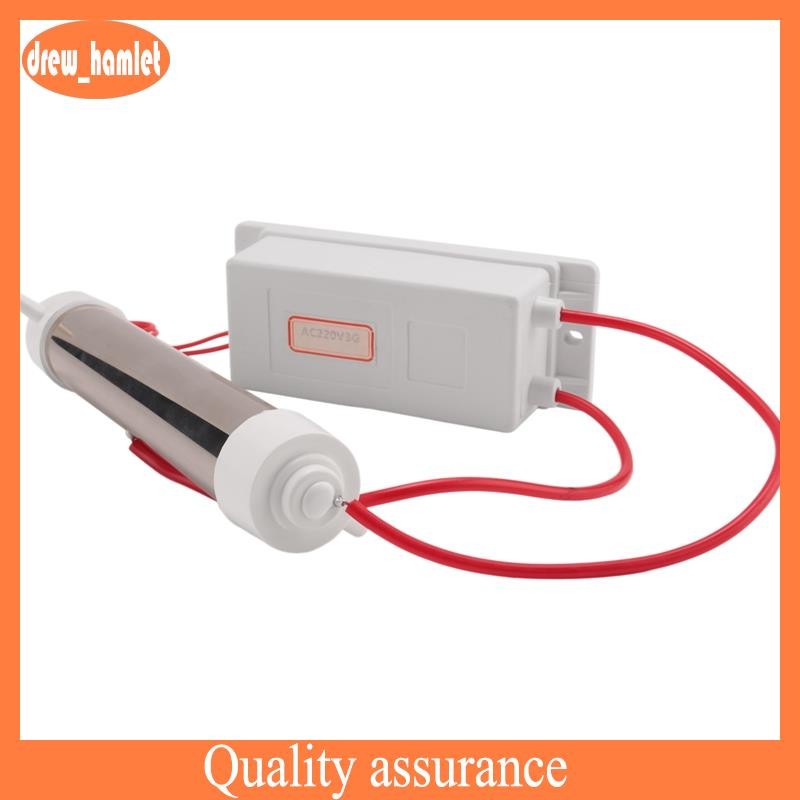 3G Generator 220V Air Purifier Sterilizer Stainless Steel Quartz Tube Air Ozonator Machine for ...