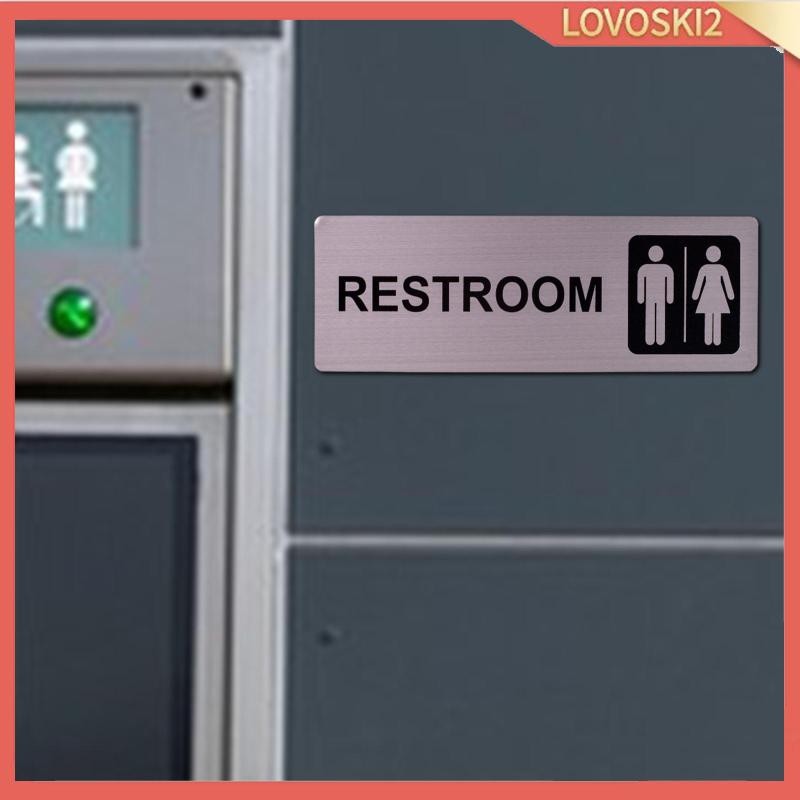 [Lovoski2] Restroom Symbol Sign Toilet Symbol Sign Self Adhesives ...