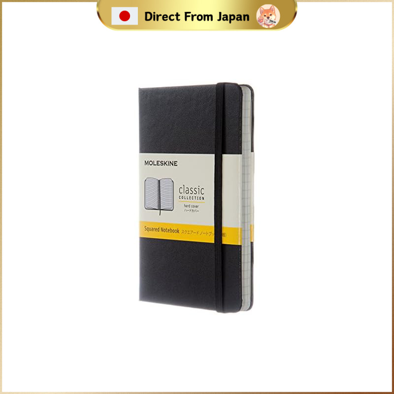 Moleskine Classic Notebook Hard Cover Graph Paper Pocket Size (9cm x ...