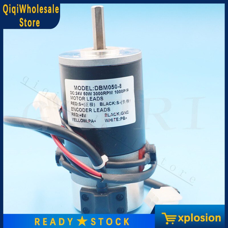 1pcs Digital printer plotter Wit-color DC servo motor DBM050-8 DBM60-8 ...