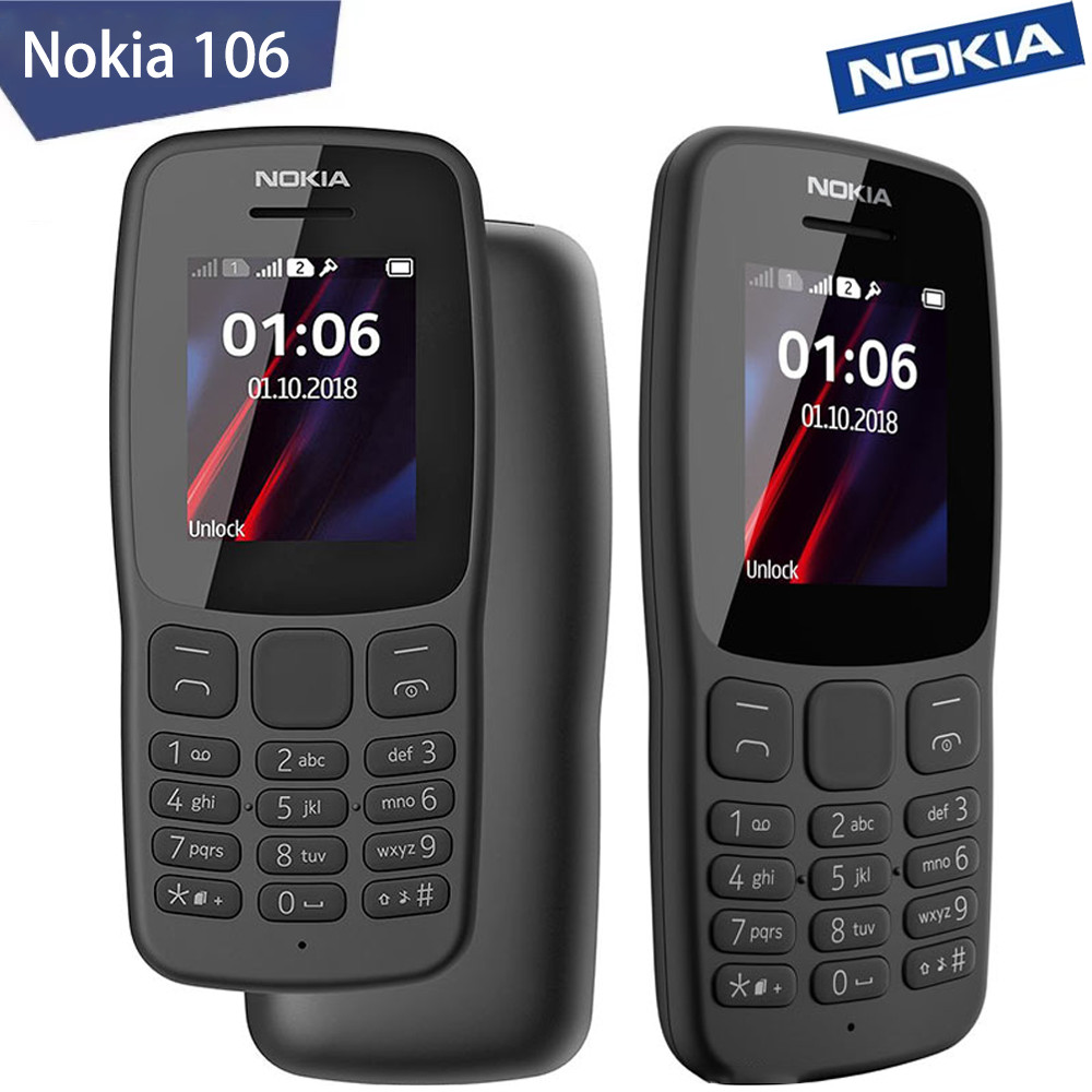 Original Keypad cellphone 106/105/ Keypad Phone Basic Phone 800mAh Dual ...