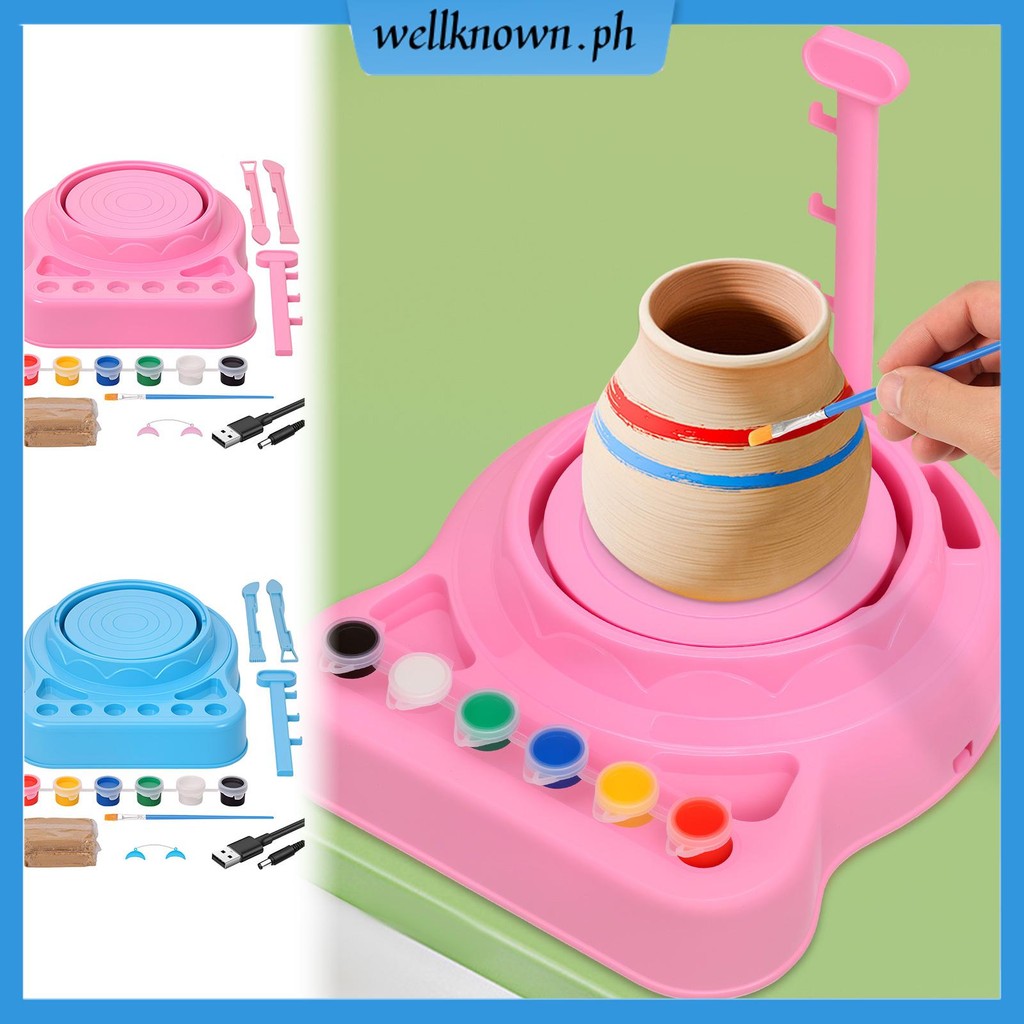 Kids Pottery Wheel Kit Electric Mini Pottery Wheel Kit Complete Pottery ...