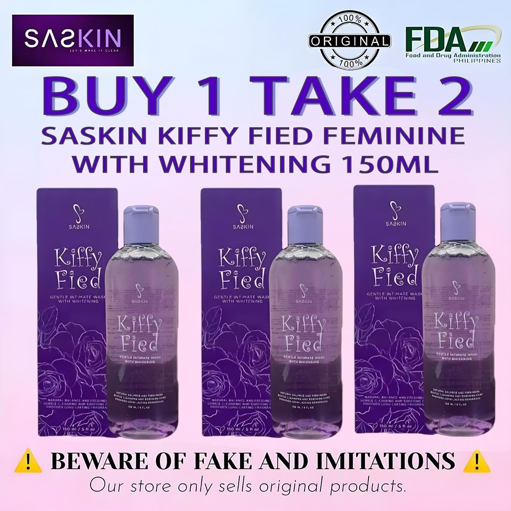 Saskin Kiffy Fied 150ml pH Balanced Extra Gentle Intimate Wash For ...