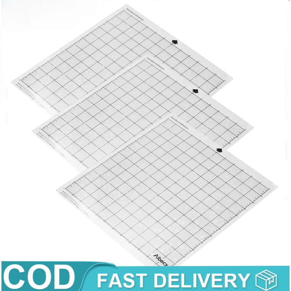 3pcs Replacement Cutting Mat Transparent Adhesive With Measuring Grid ...