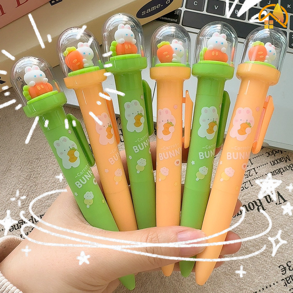 0.5mm Radish Rabbit Shaped Neutral Pen - Creative Puppy Kapibala Press ...