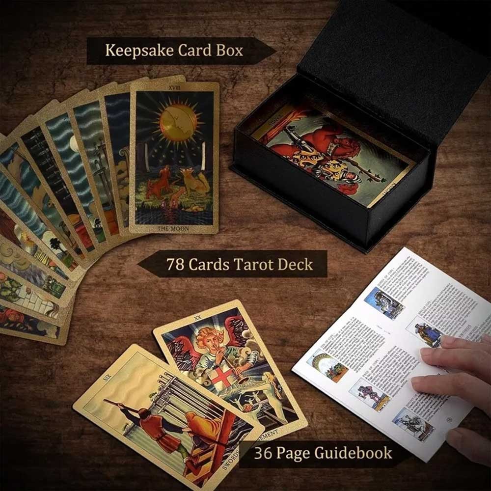 Rider Tarot Deck 78 Pcs Tarot Cards for Beginners Rider-waite Tarot | Shopee Philippines