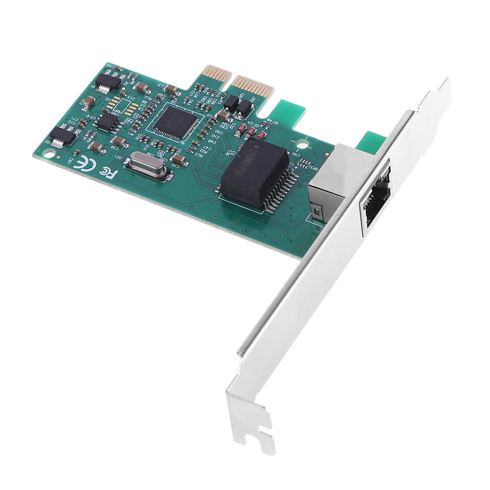 PCI-E Network Card NIC 10/100/1000Mbps PCIe Gigabit Ethernet Card for ...