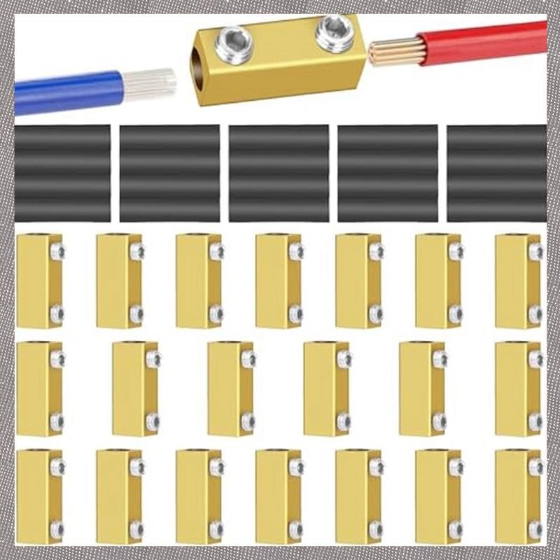 [M G L O] 20PCS 20Amp Wire Connector Nut Kit,10AWG Gauge Docking ...