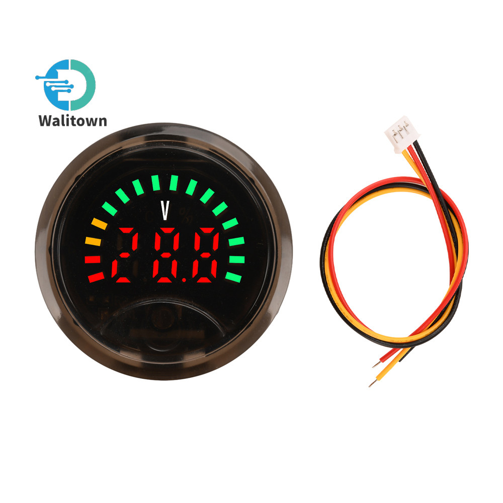 3318 DC7-100V High Precision 2-Wire Circular Digital Voltmeter Power ...