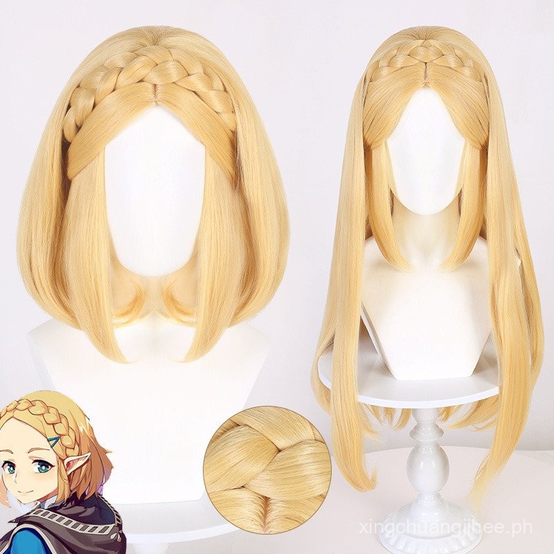 Breath of the Wild Tears of the King Princess Zelda Wig Scalp | Shopee ...