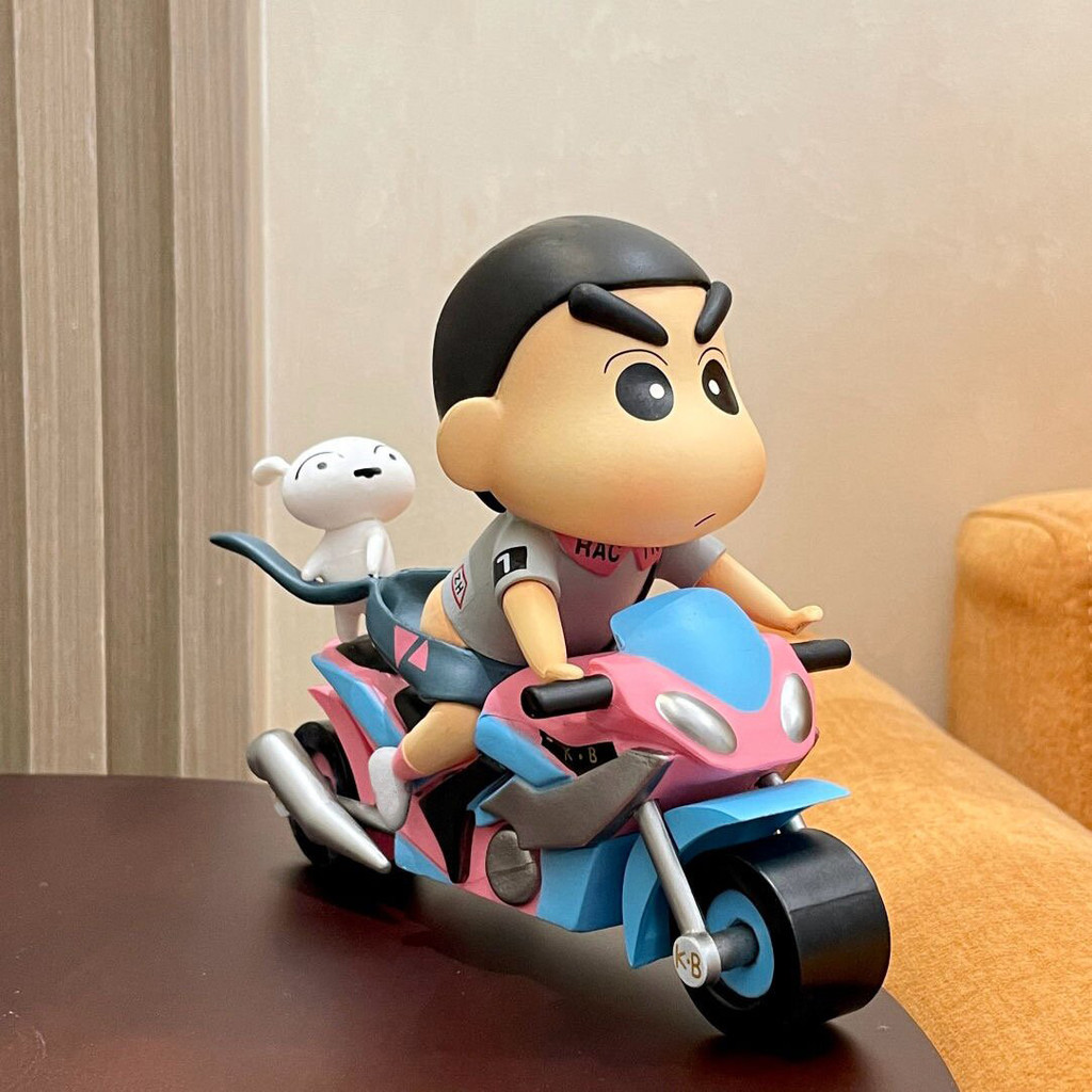 Anime Crayon Shin-chan Figuras Toys Shin-chan Doll Movable Tire Action ...