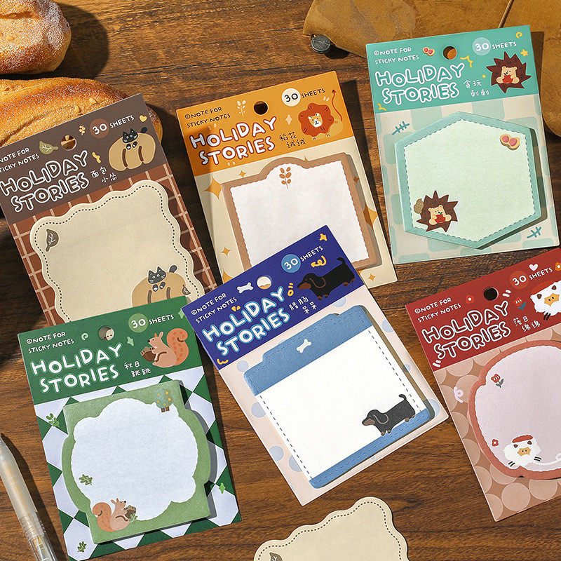Cdaily|30 Sheets Into Animal Theme Post-it Notes Holiday Story N Times ...