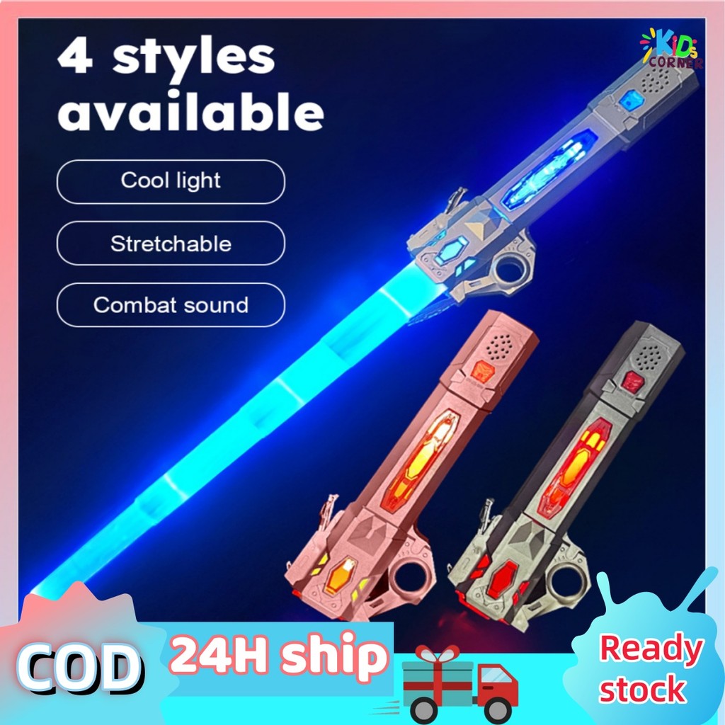 Starwars Laser Sword Sound Effect Flash Stick Laser Double Sword Toy ...