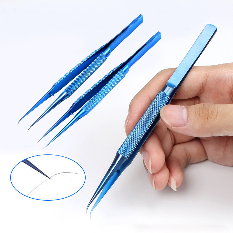 Precision Titanium Stainless Steel Ophthalmic Micro Tweezers Ophthalmic ...