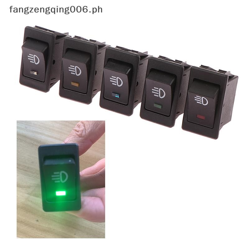 F6PH 1Pc 12V 35A Universal Car Fog Light Rocker Switch LED Dash ...