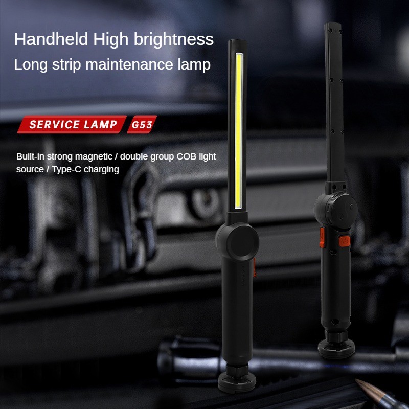 Cob Strip Work Lamp Magnetic Floodlight Work Flashlight USB ...