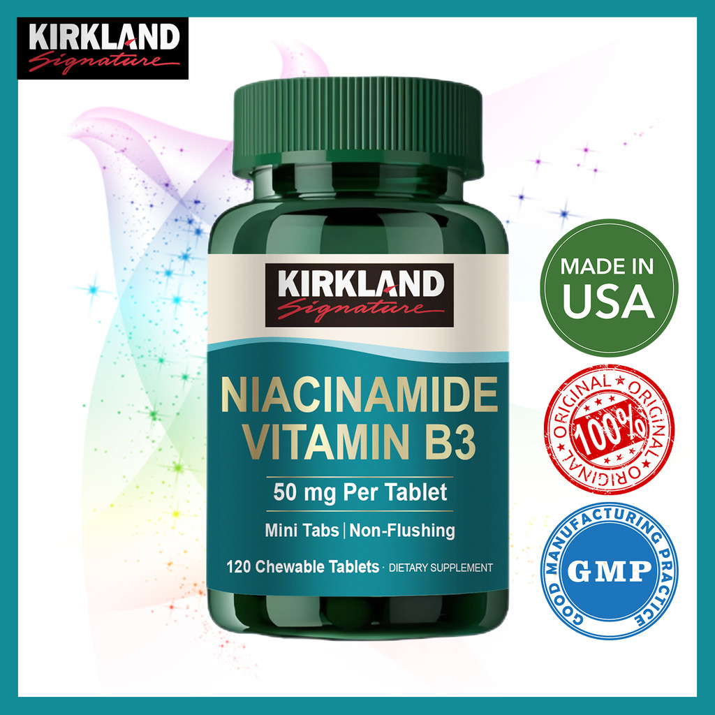 Niacinamide Vitamin B3 Chewable tablets Supplements Whitening and ...