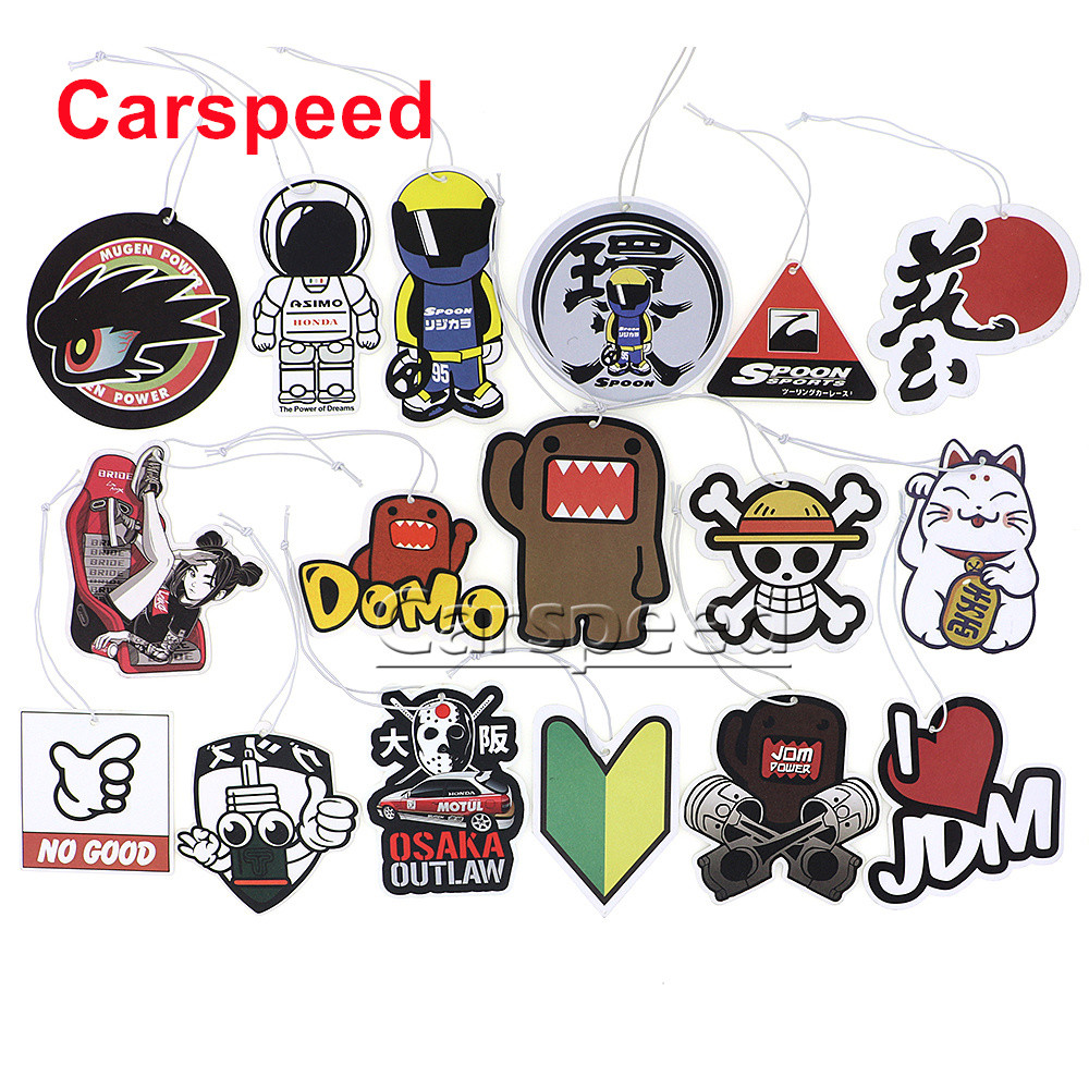 Spoon Modified Culture Car Air Freshener JDM Rear view Mirror Hanging ...
