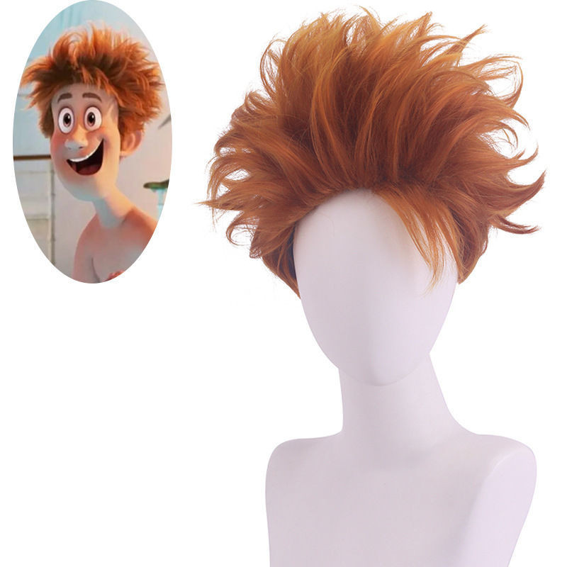 Hotel Transylvania 4 Johnny Cosplay Costumes Wig Halloween Dress Up