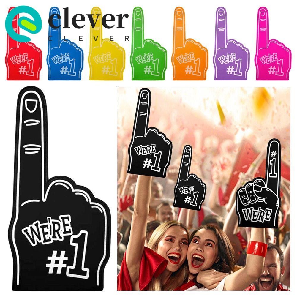 CLEVER 1Pcs Cheering Hand, Cheerleading Inspiring EVA Giant Foam Finger ...