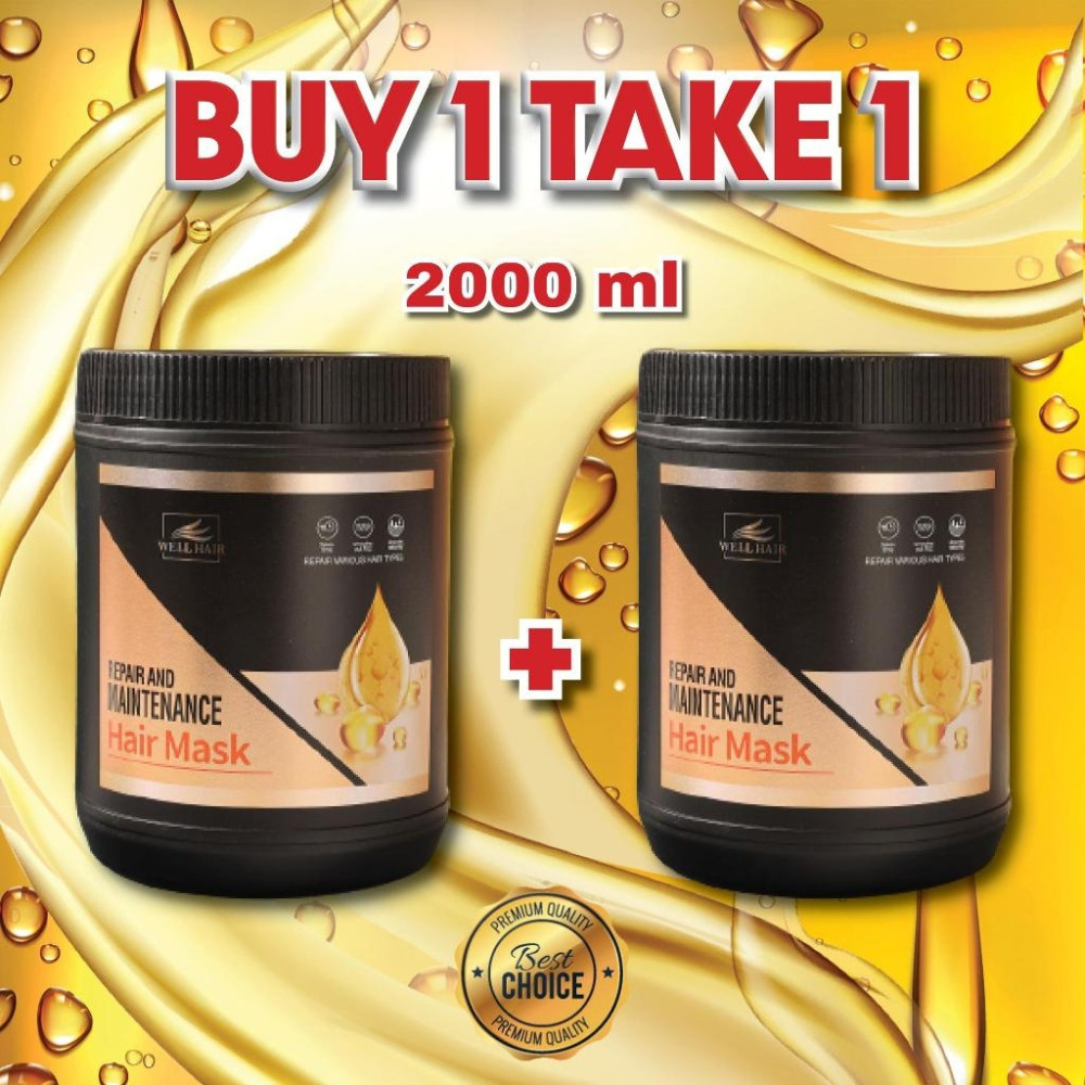 BUY 1 TAKE 1 Well Hair Repair and Maintenance Hair Mask | Shopee ...
