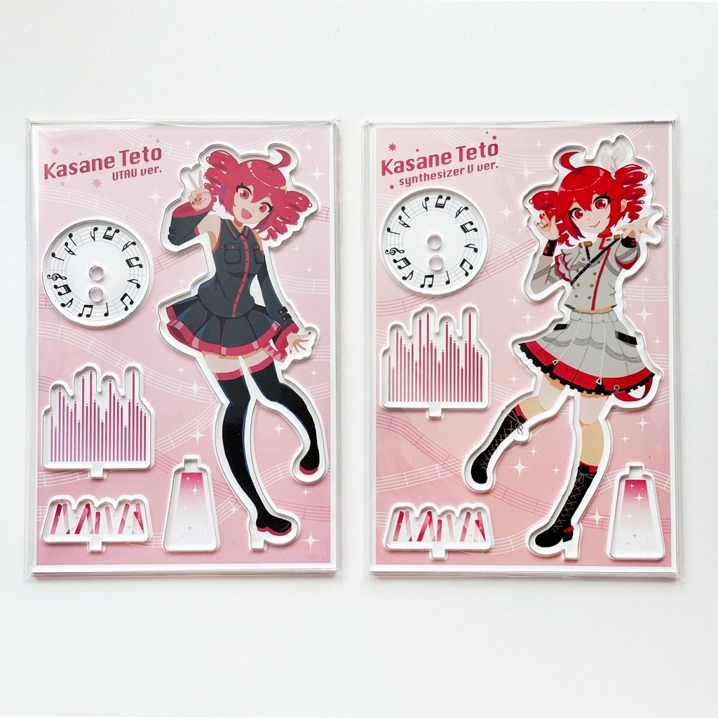 Kasane Teto Figures Acrylic Stand Fashion Anime Action Figure ...