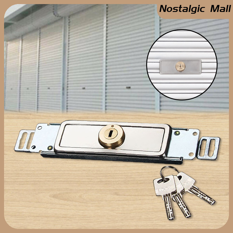 Roll Up Door Lock Middle or Bottom Shutter Safe Lock Hardware Roll Gate ...