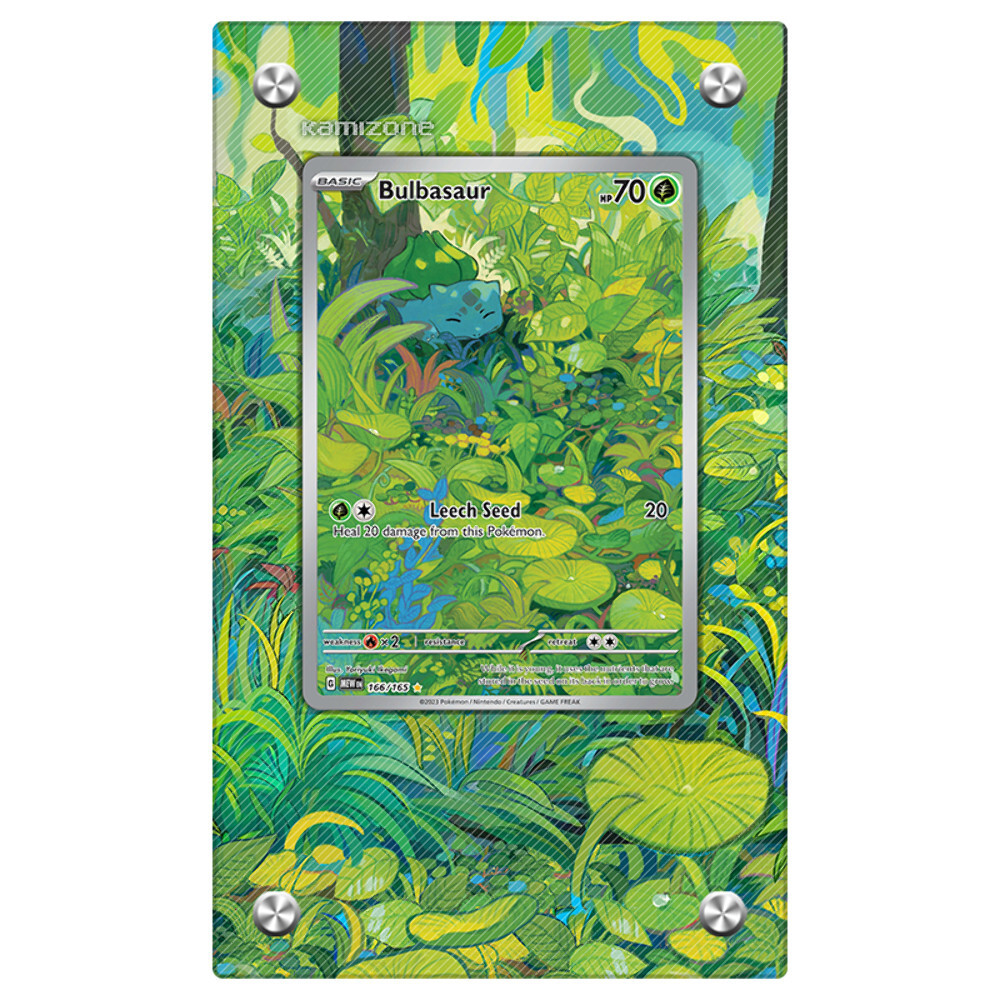 Bulbasaur 166/165 - Pokémon Extended Artwork Protective Display Case ...