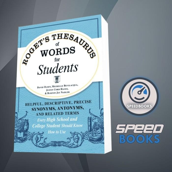 Thesaurus of Words Book for Students: Helping, Descriptive, Precise ...